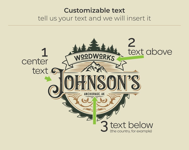 Vintage Woodworker Logo Design: Customizable Retro Carpenter Watermark ...