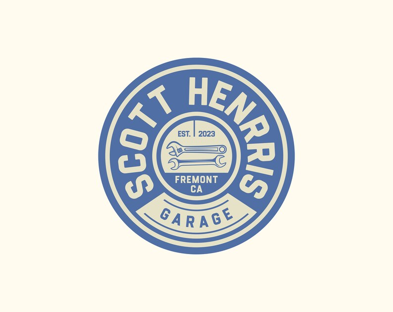 Premade Logo Design Carpenty Logo Garage Vintage Shop Logo - Etsy