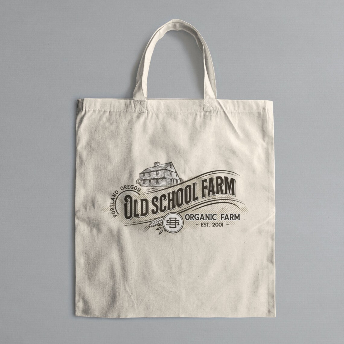 Premade Logo Design, Watermark, Farm Logo, Barn Logo, Organic Logo ...