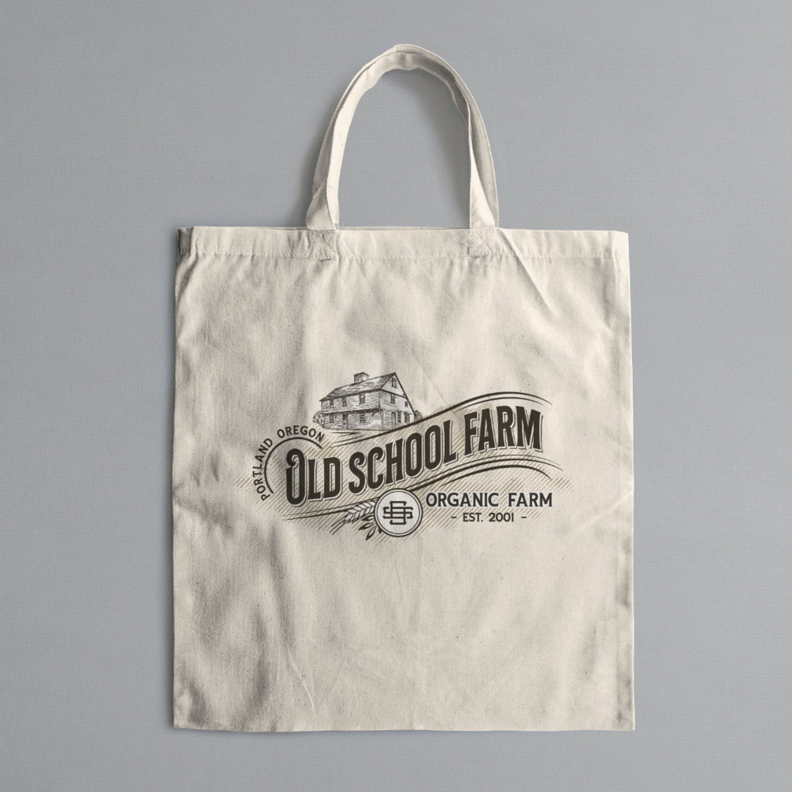 Premade Logo Design, Watermark, Farm Logo, Barn Logo, Organic Logo ...