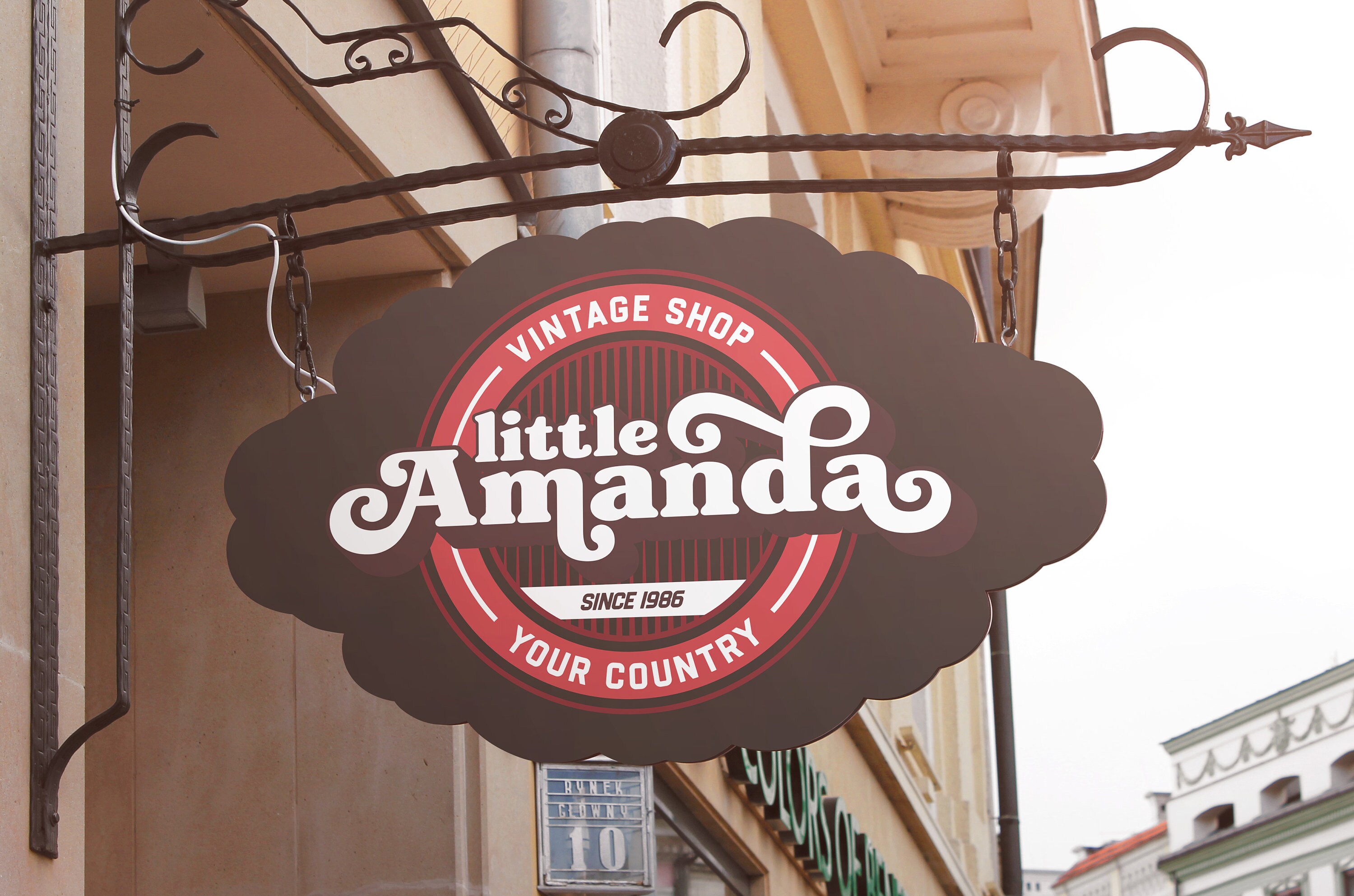 Premade Logo Design, Vintage Shop Logo Watermark, Barber Shop, Sushi ...