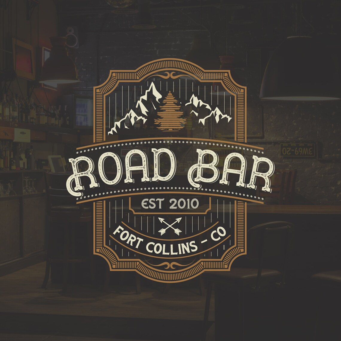 Premade Logo Design, Vintage Shop Watermark, Bar, Pub, Woodworker Logo ...