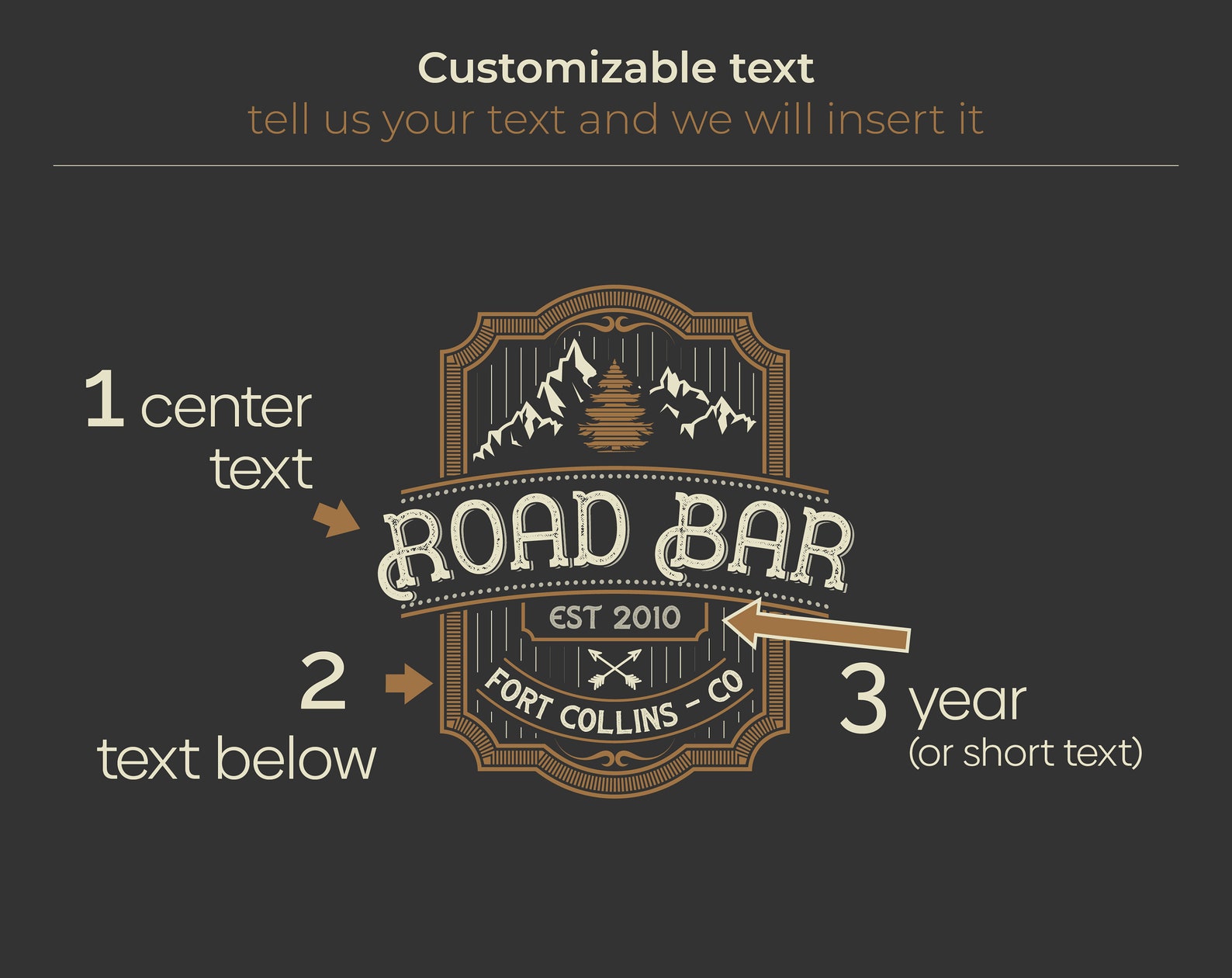 Premade Logo Design, Vintage Shop Watermark, Bar, Pub, Woodworker Logo ...