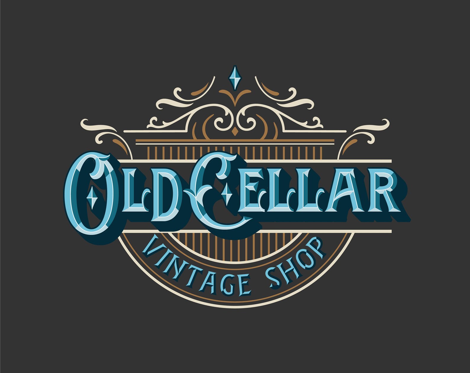 Premade Logo Design, Vintage Shop Logo Watermark, Barber Shop, Artisan ...