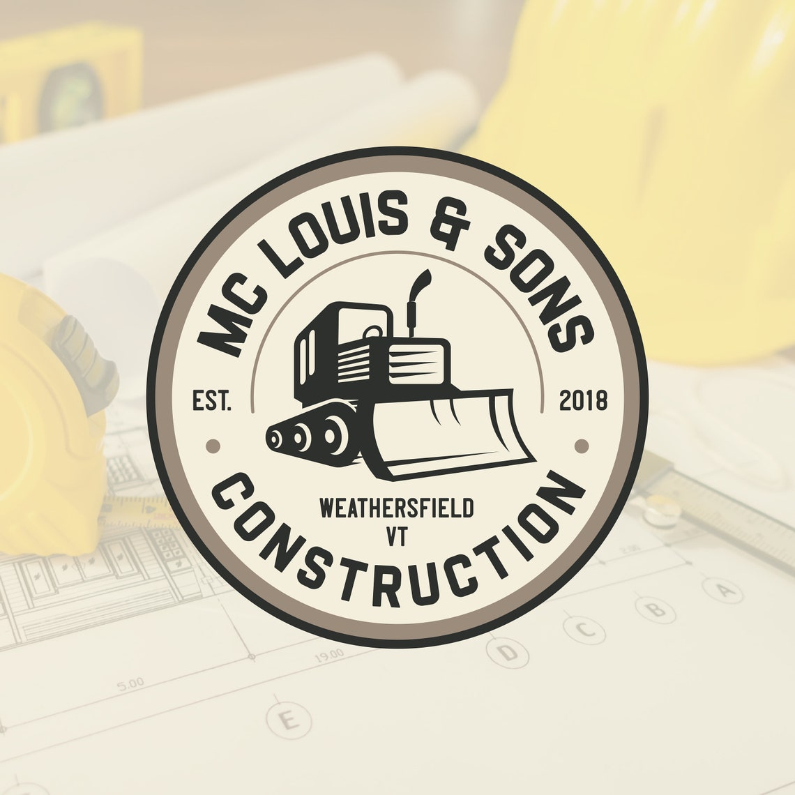 Premade Logo Design, Construction Logo, Company Logo, Carpentry ...