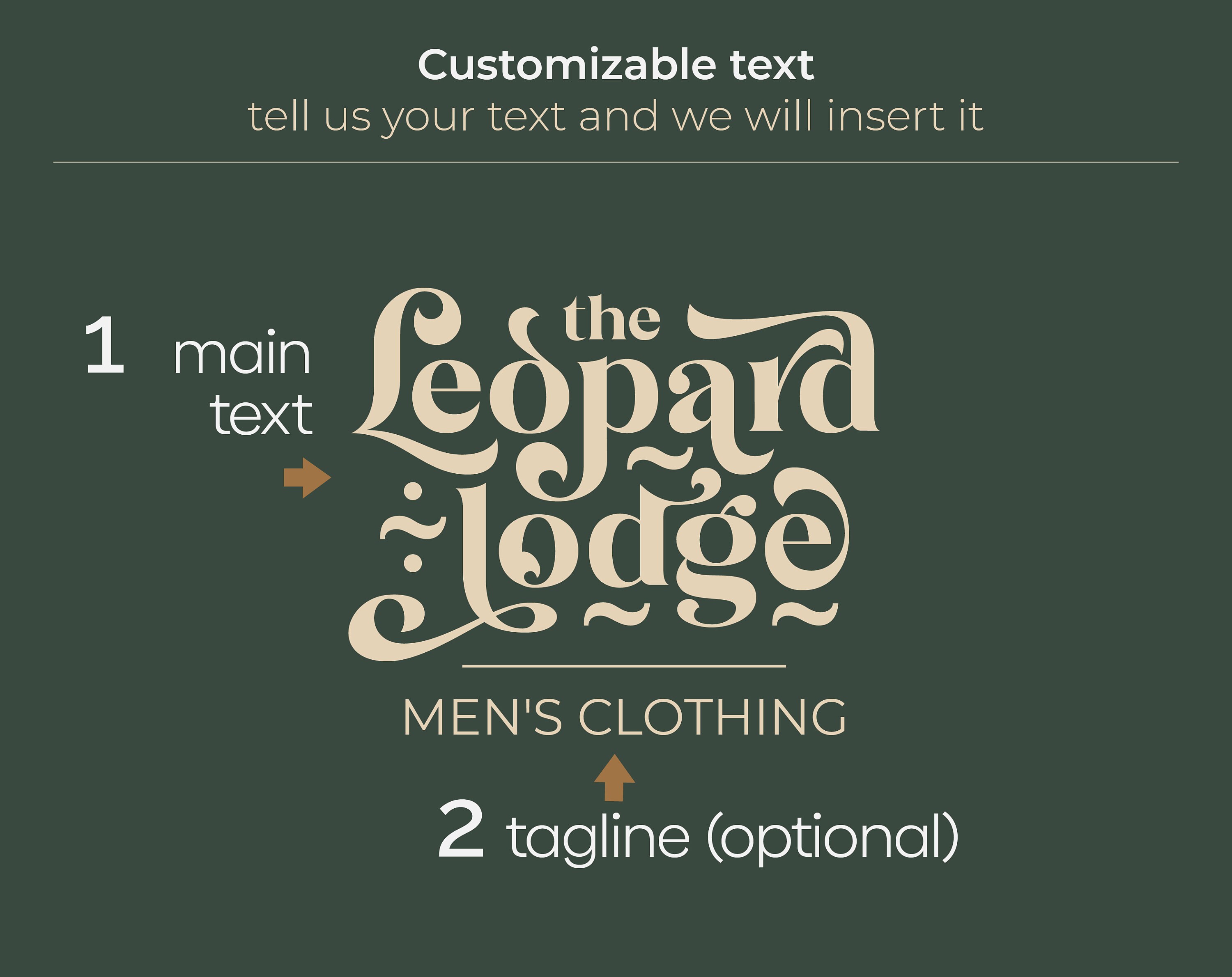 Premade Logo Design, Vintage Shop Watermark, Clothes, Pub, Barber ...