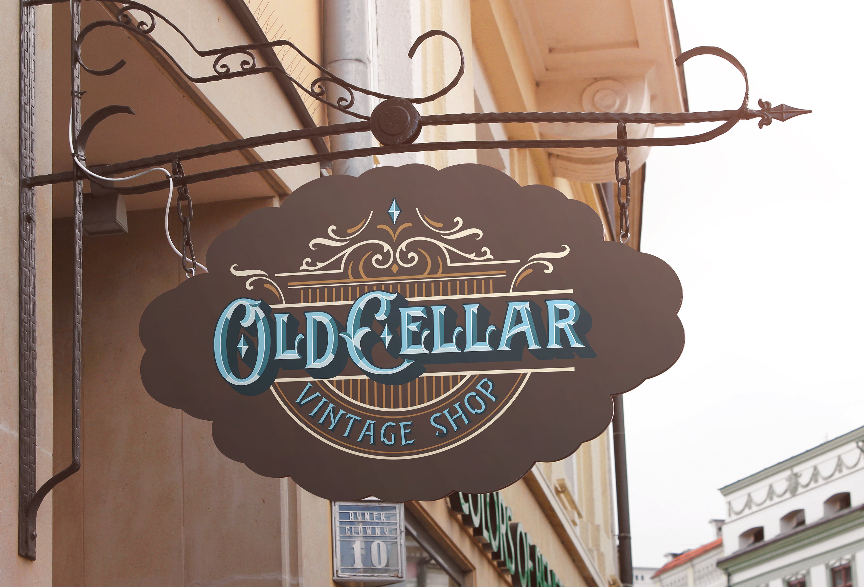 Vintage Shop Logo Design: Customizable Retro Watermark - Etsy