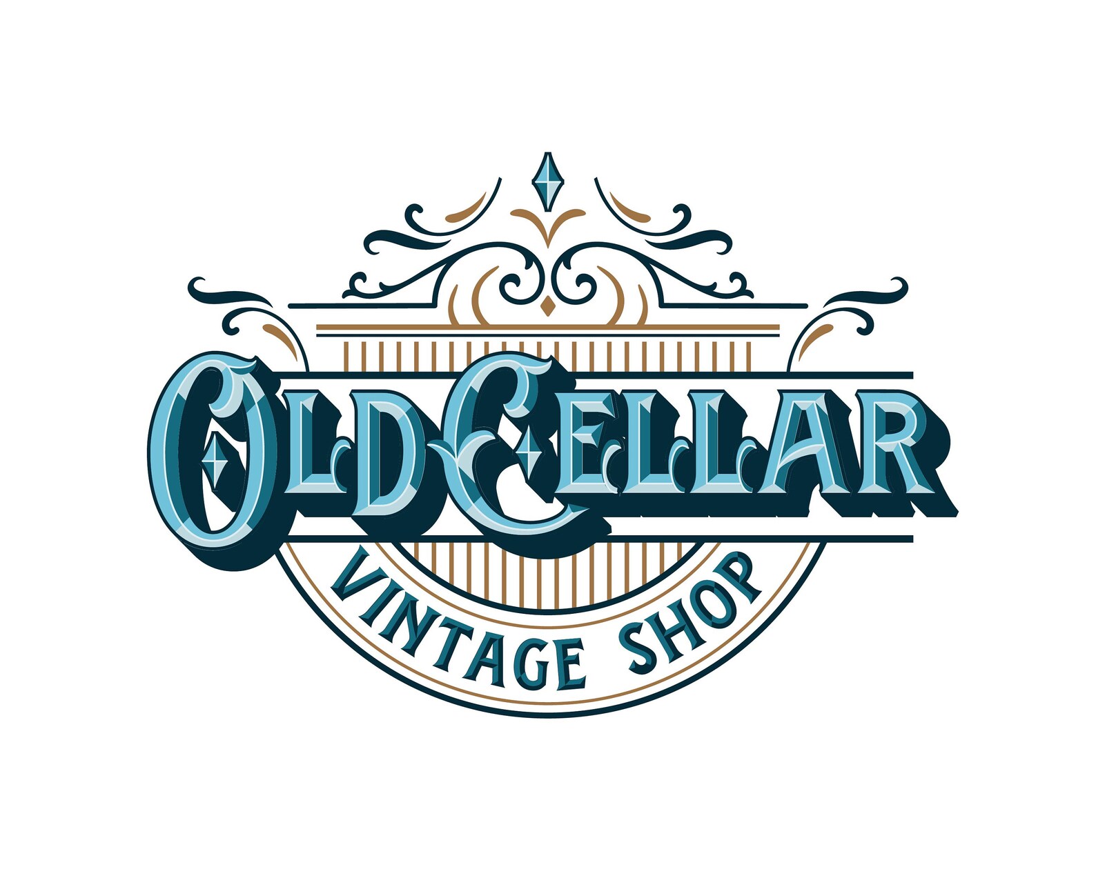 Premade Logo Design, Vintage Shop Logo Watermark, Barber Shop, Artisan ...