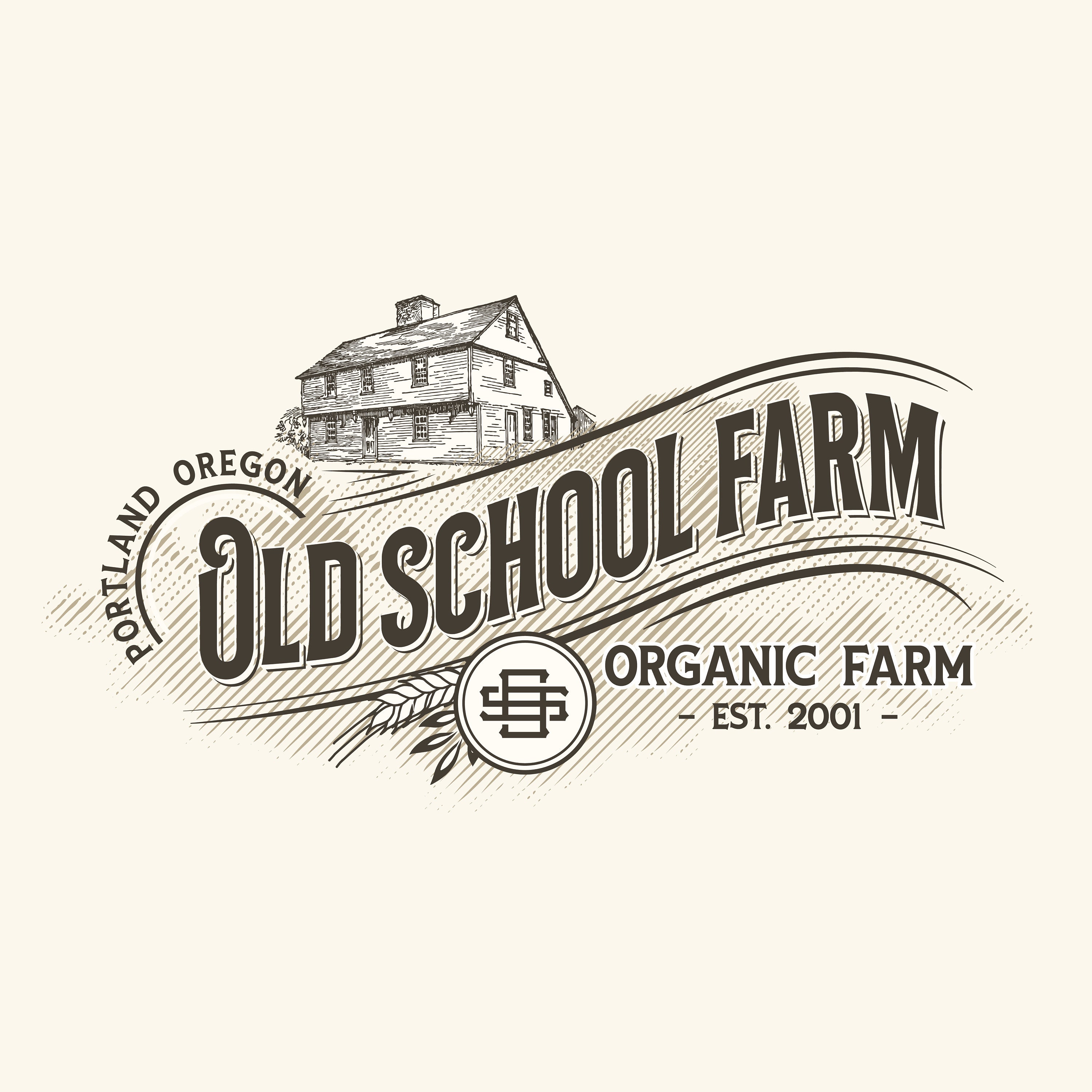 Premade Logo Design, Watermark, Farm Logo, Barn Logo, Organic Logo ...