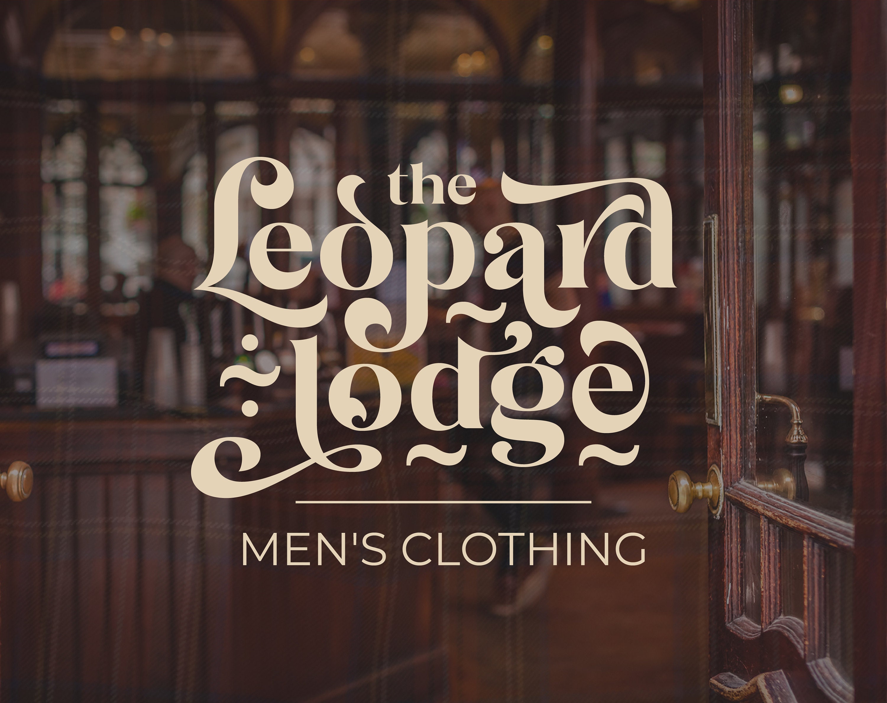 Premade Logo Design, Vintage Shop Watermark, Clothes, Pub, Barber ...