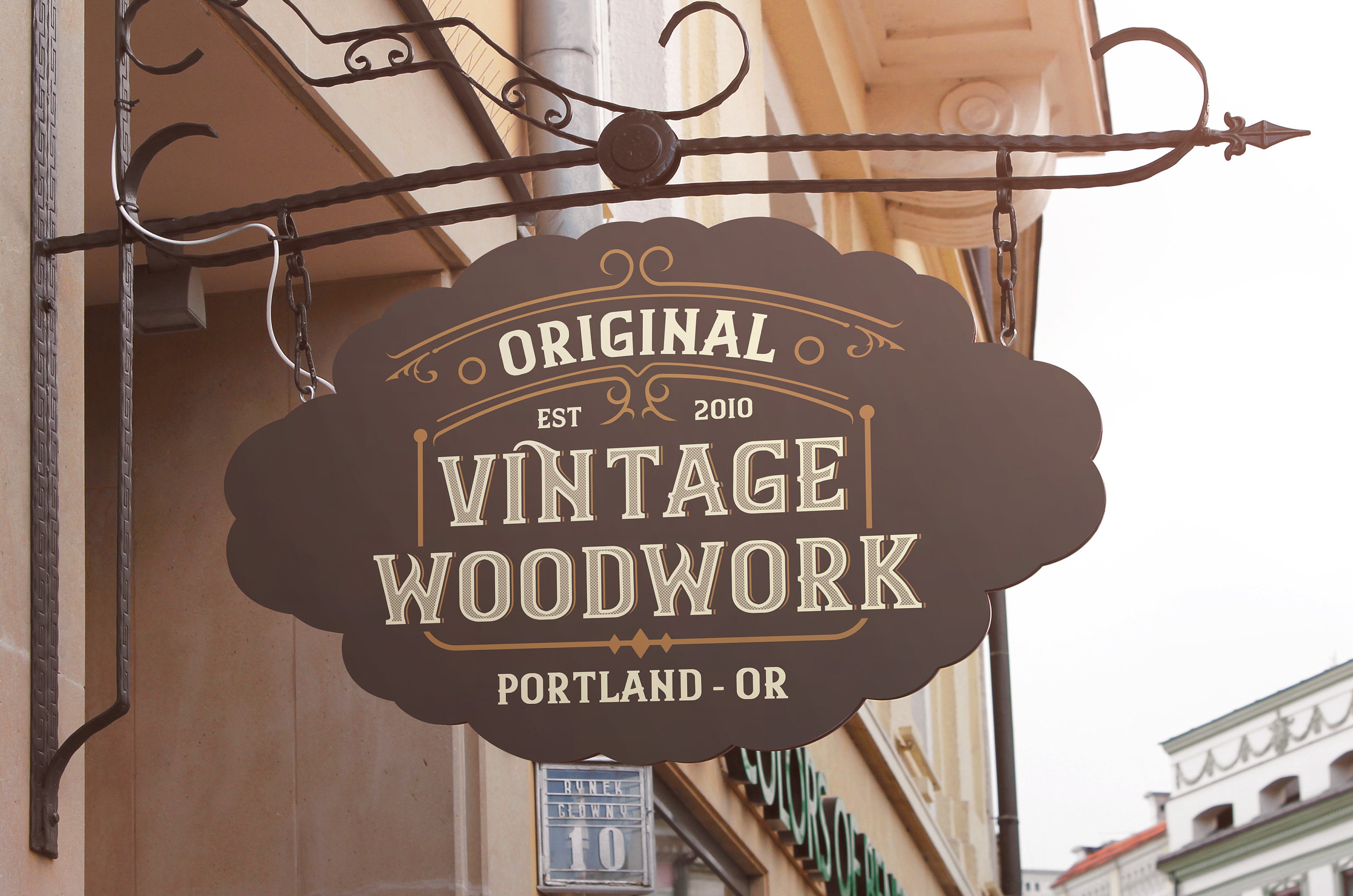 Premade Logo Design Retro Logo Vintage Shop Watermark - Etsy