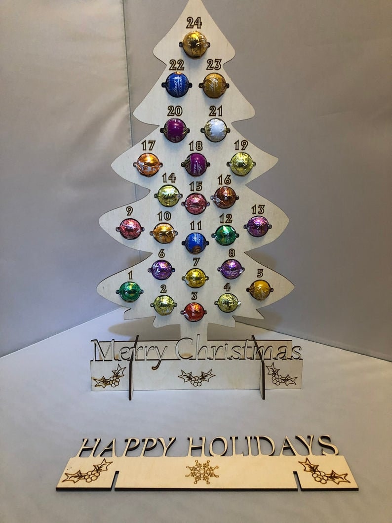 DIGITAL File Advent Tree, Fits Lindt Lindor Balls Digital Download ...