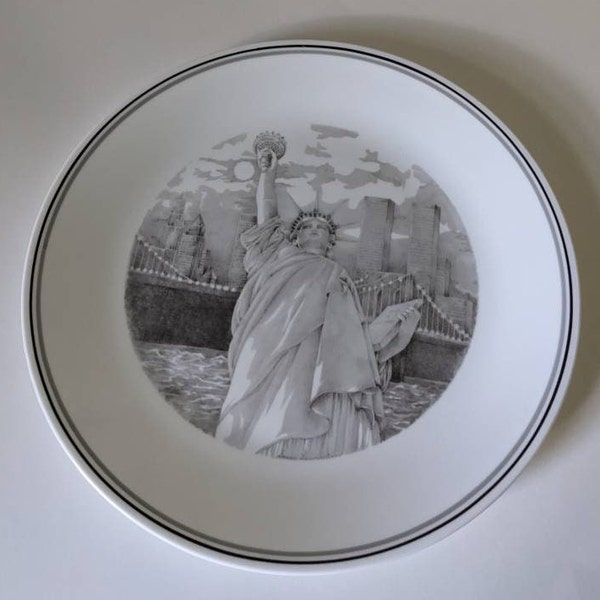 Statue of Liberty Plate - Etsy