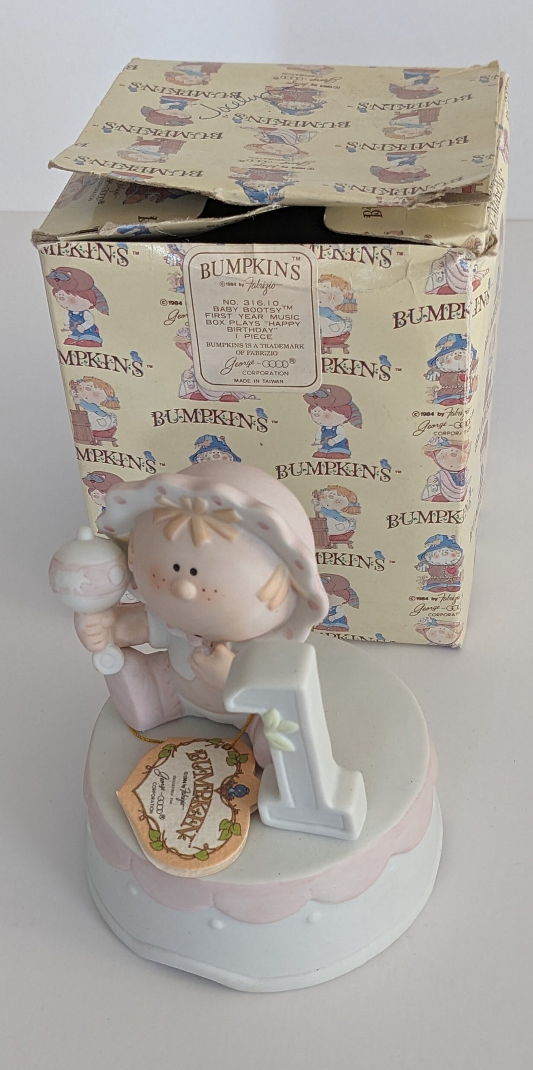 Vintage Bumpkins Music Box 1st Birthday Music Box Bumpkin First ...
