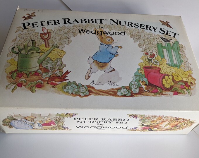 Peter Rabbit 3 Pc Nursery Set- Wedgwood Nursery Set- Breakfast Set With ...