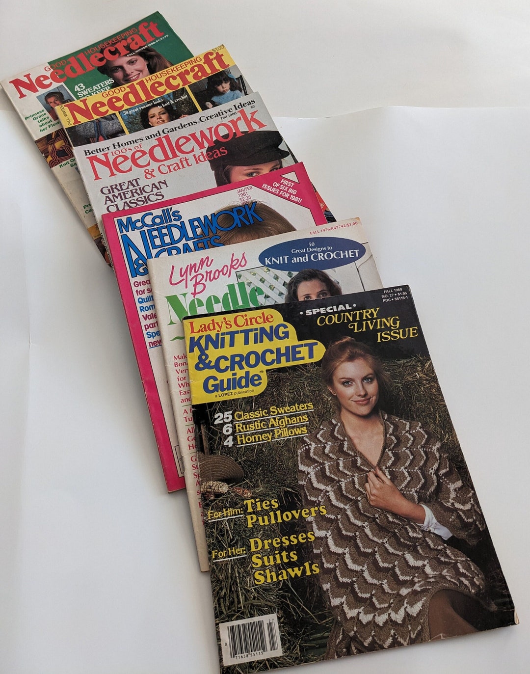 Vintage Needlework Magazines 1970's and 1980's Crafting Magazines Good ...