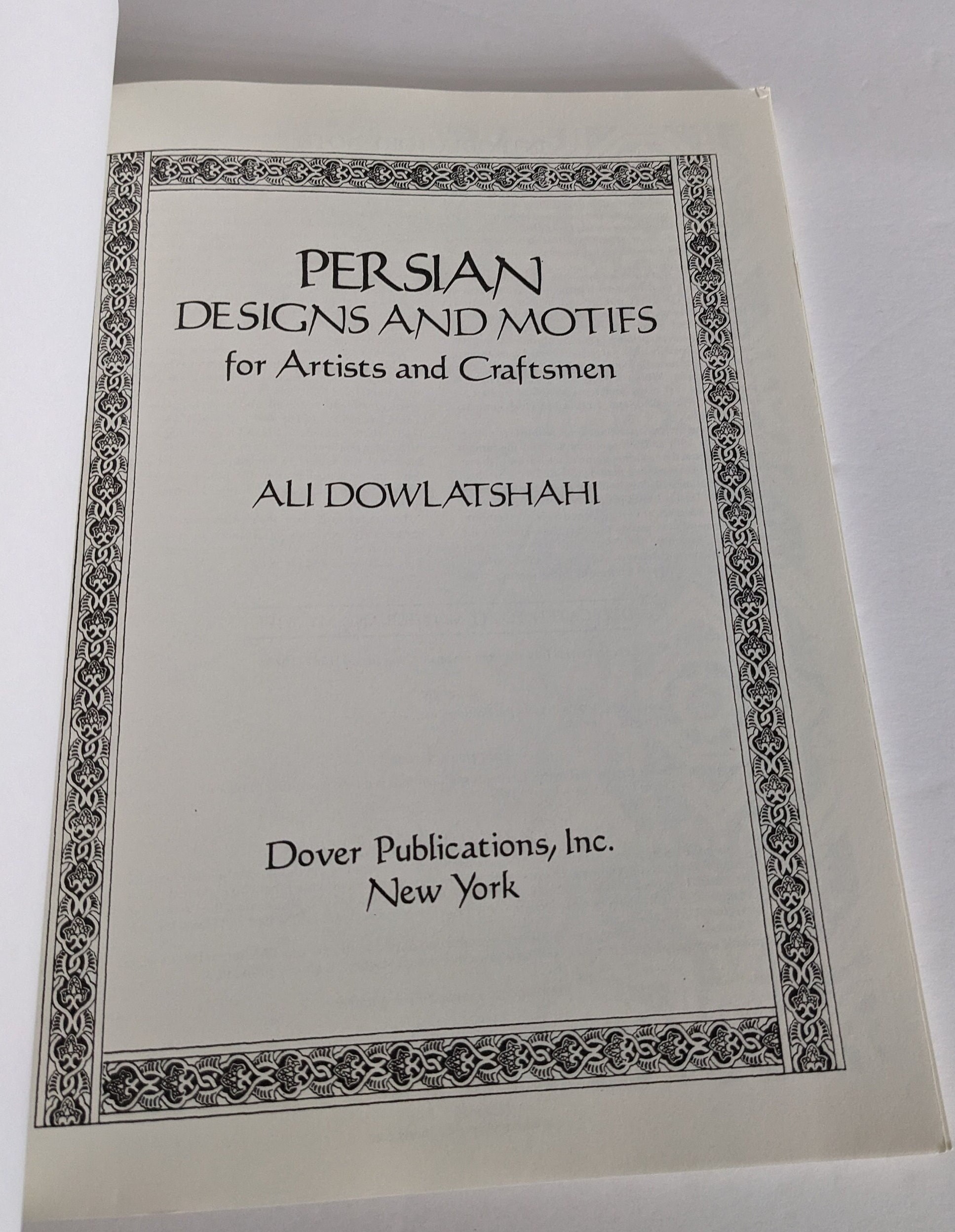Persian Designs and Motifs Designs for Artists and Craftspeople ...