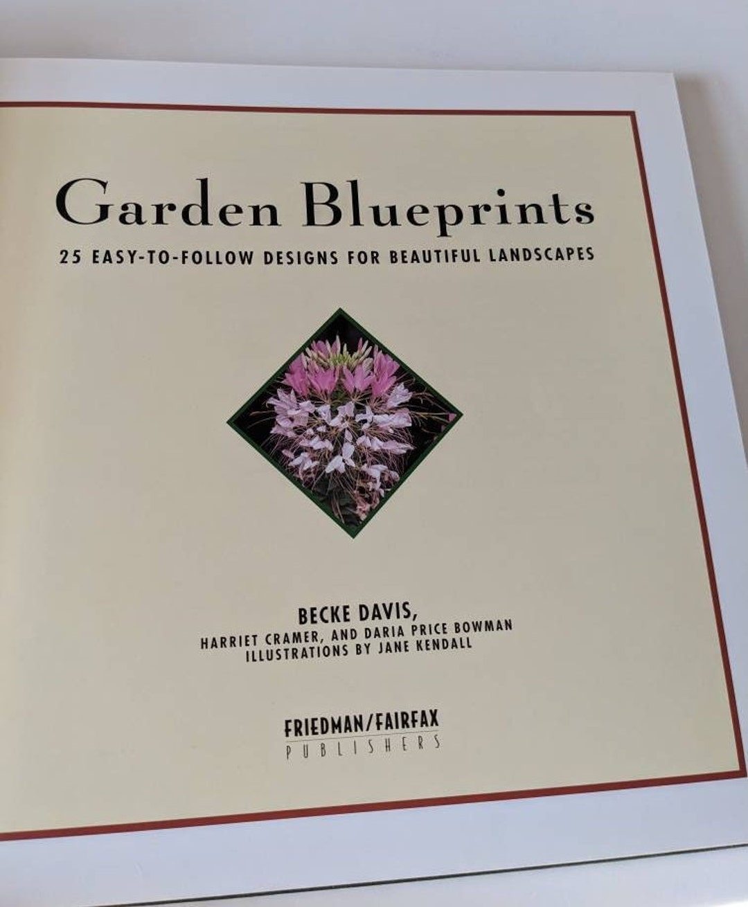 Garden Blueprints Book: Landscape Design With Watercolor Illustrations ...