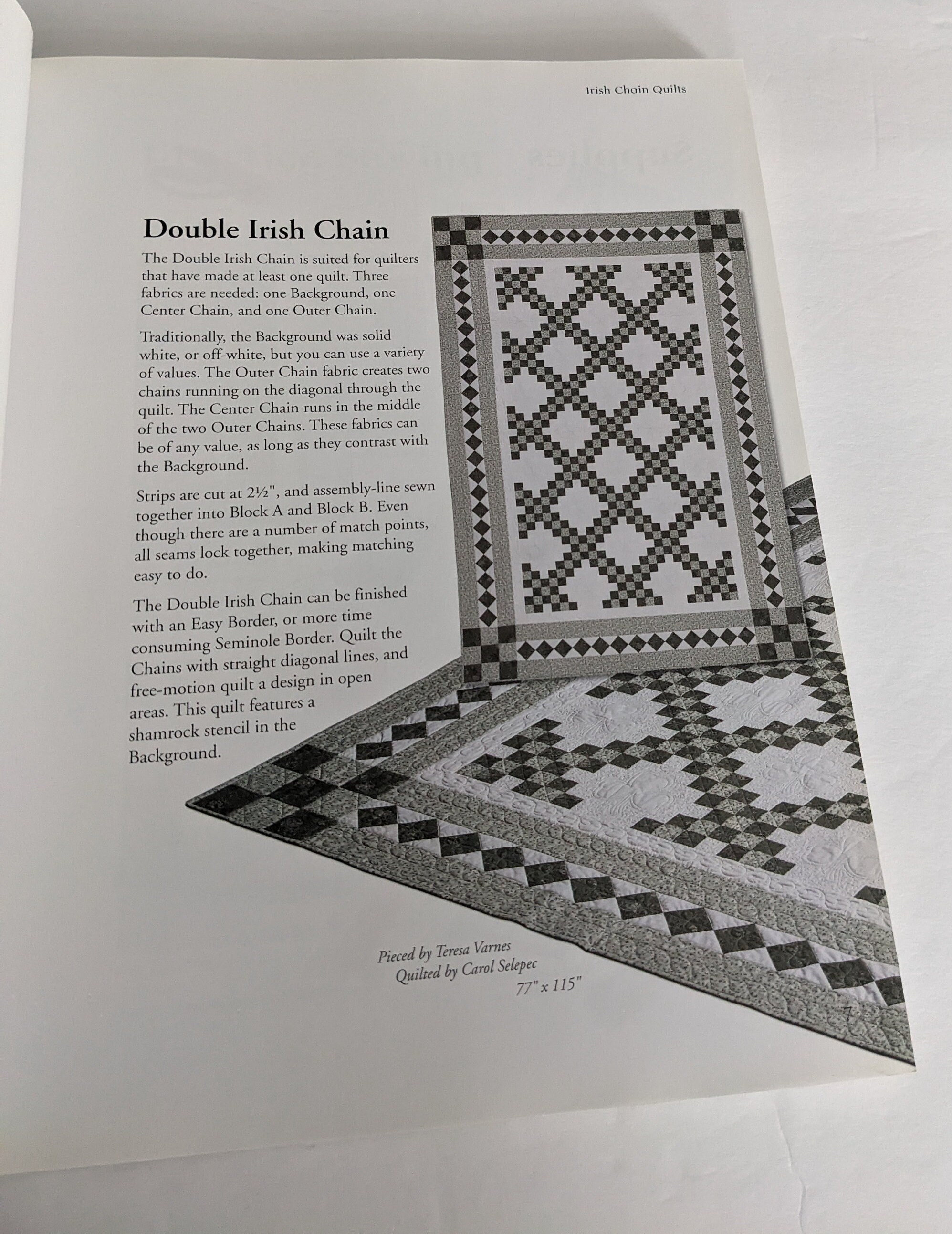 Quilt in a Day Irish Chain in a Day Single & Double Eleanor Burns ...