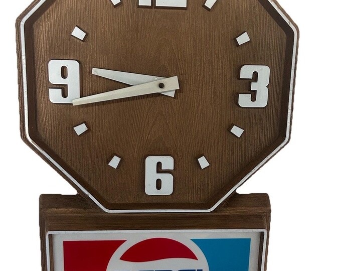 Pepsi Wall Clock - Etsy