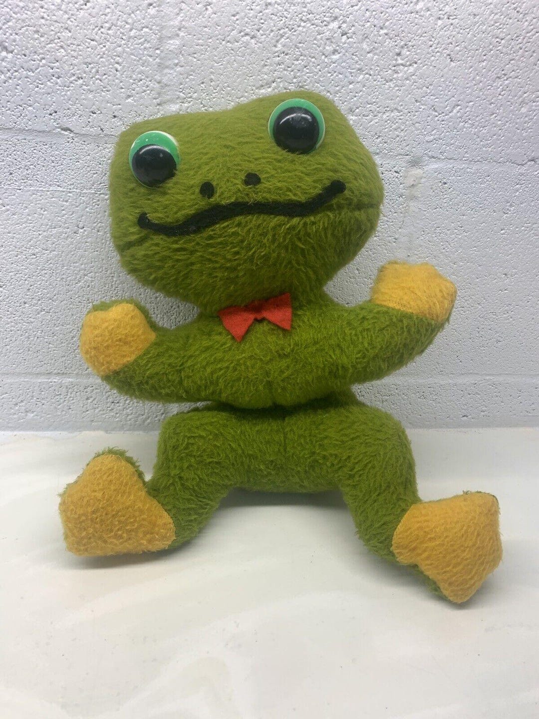 Dakin Dardenelle 1960s Pillow Pets Frog 14 Plush Stuffed Animal RARE ...