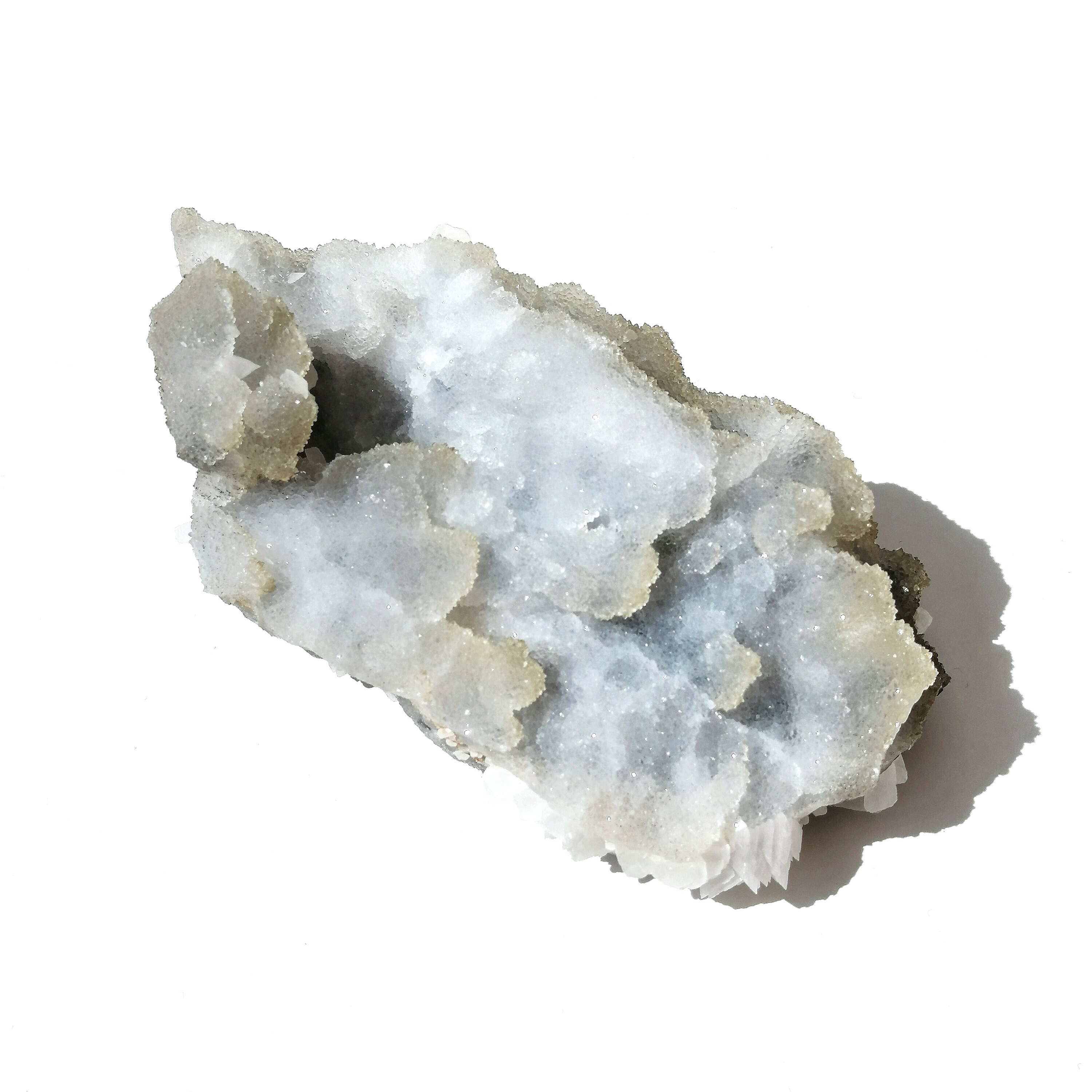 Blue Chalcedony Crystal Cluster Mangano Calcite Cluster - Etsy 日本