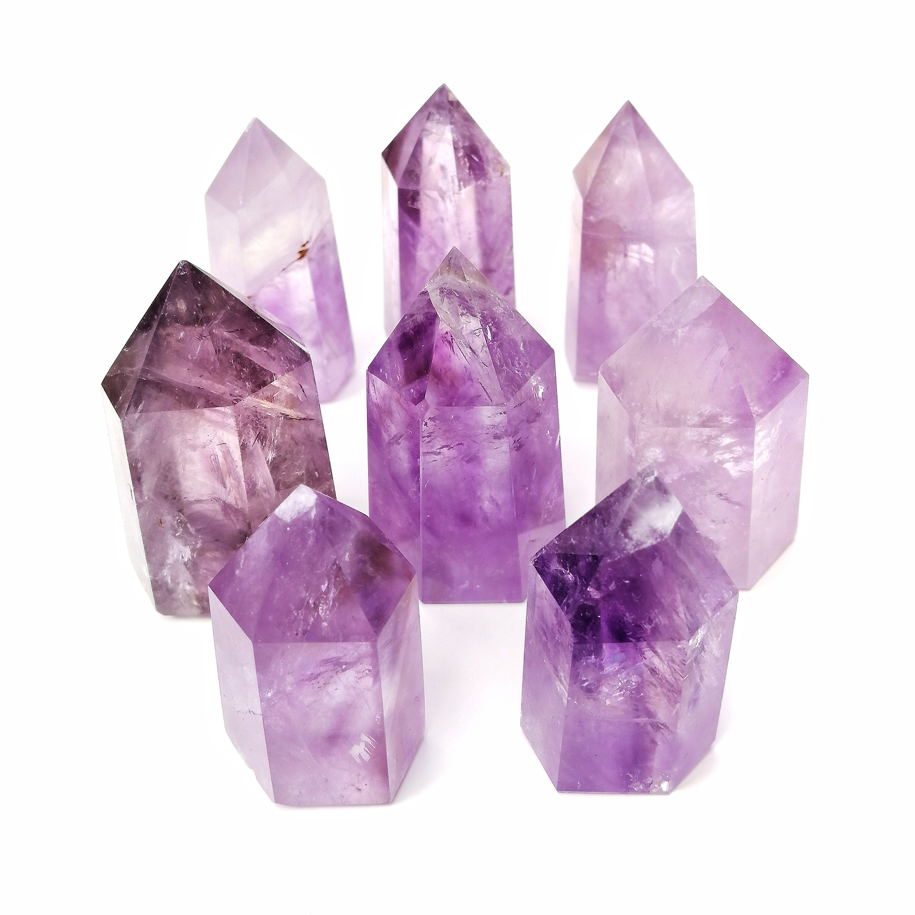 Small Gemmy Amethyst Points Amethyst Crystal Point Amethyst | Etsy