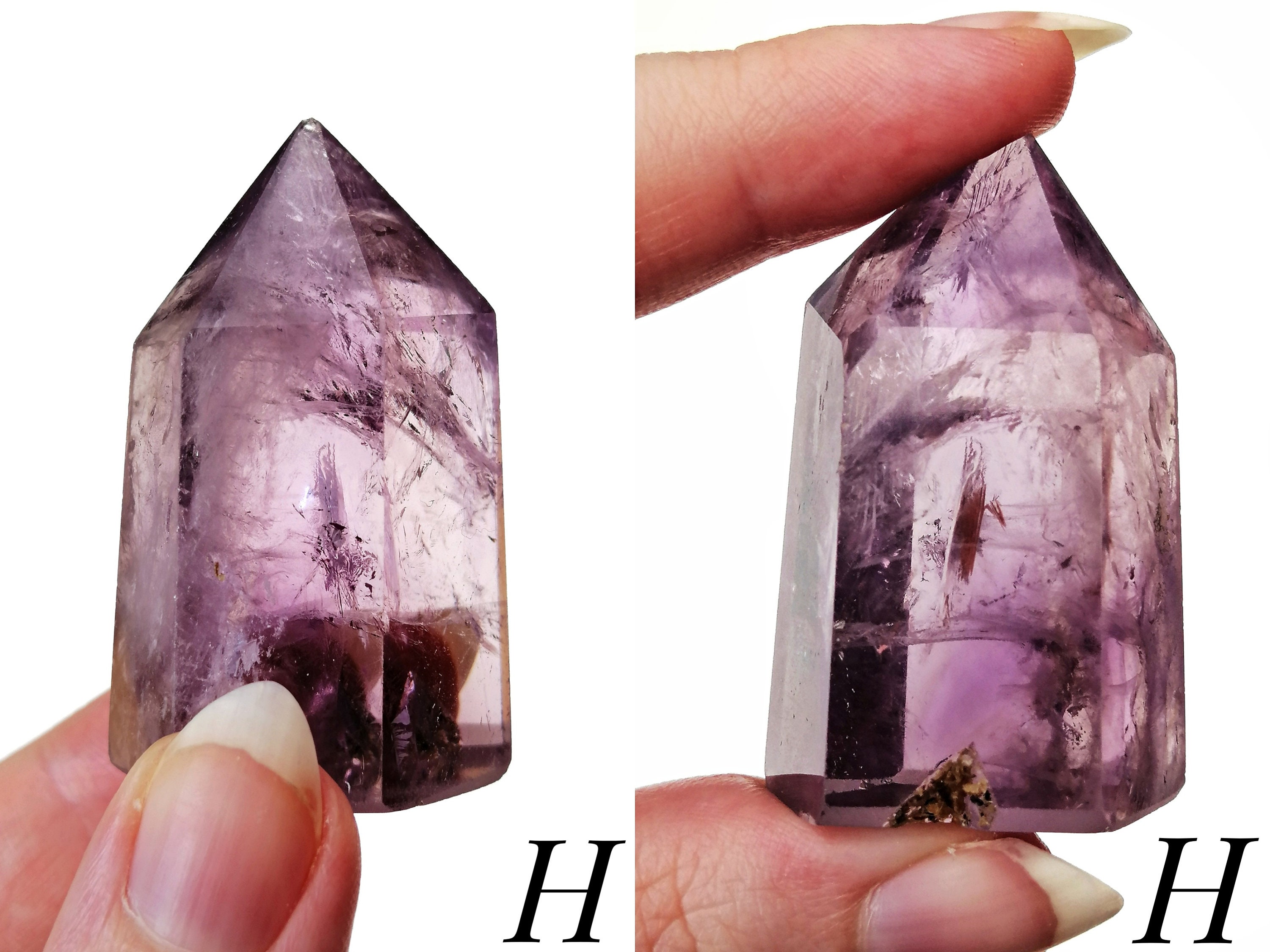 Small Gemmy Amethyst Points Amethyst Crystal Point Amethyst | Etsy
