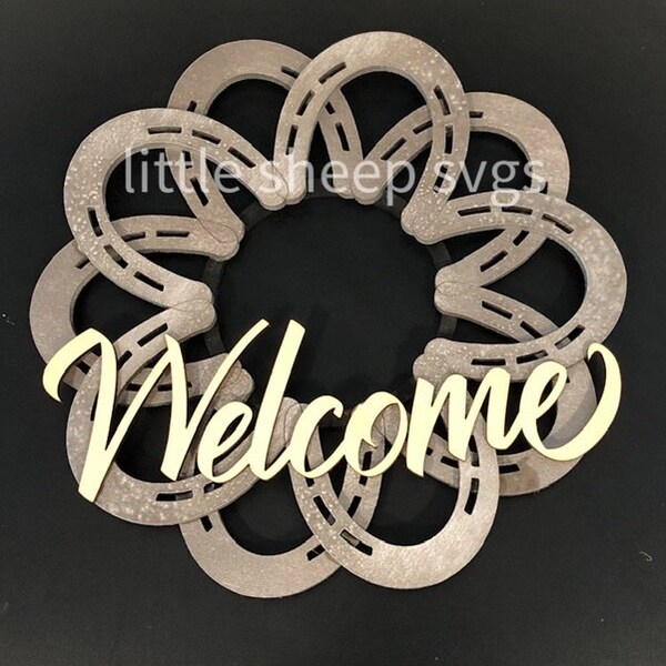 Horseshoe Welcome - Etsy