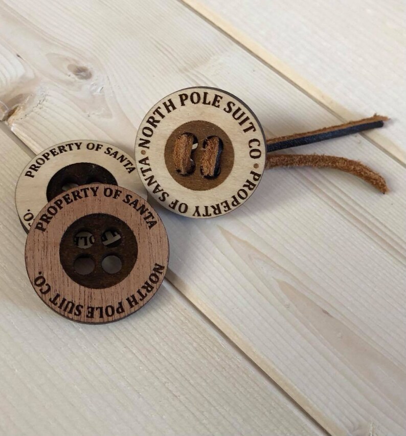 Santa Button SVG File 2 Styles Included - Etsy