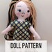 Beginner Doll Pattern PDF, Felt Doll Pattern - Etsy