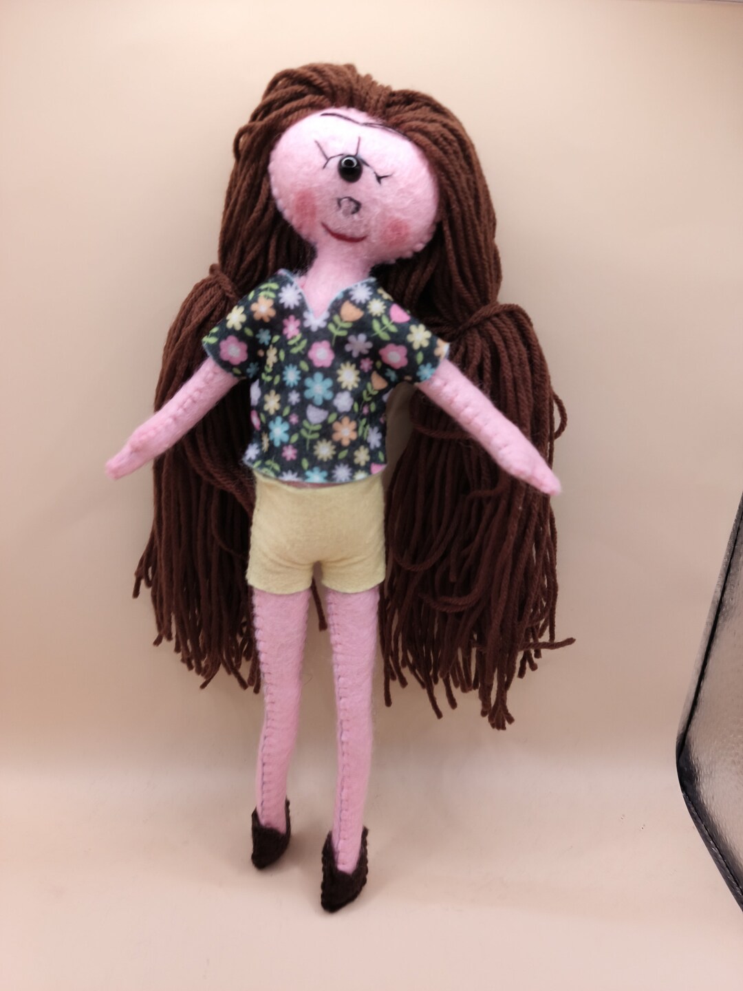 Cyclops Hestia, Felt Doll, OOAK Felt Art Doll Cyclops - Etsy