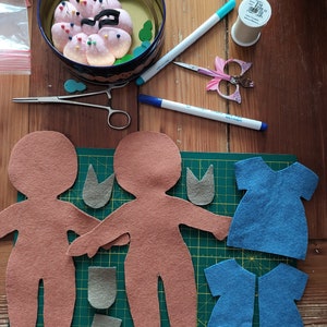 Beginner Doll Pattern PDF, Felt Doll Pattern - Etsy