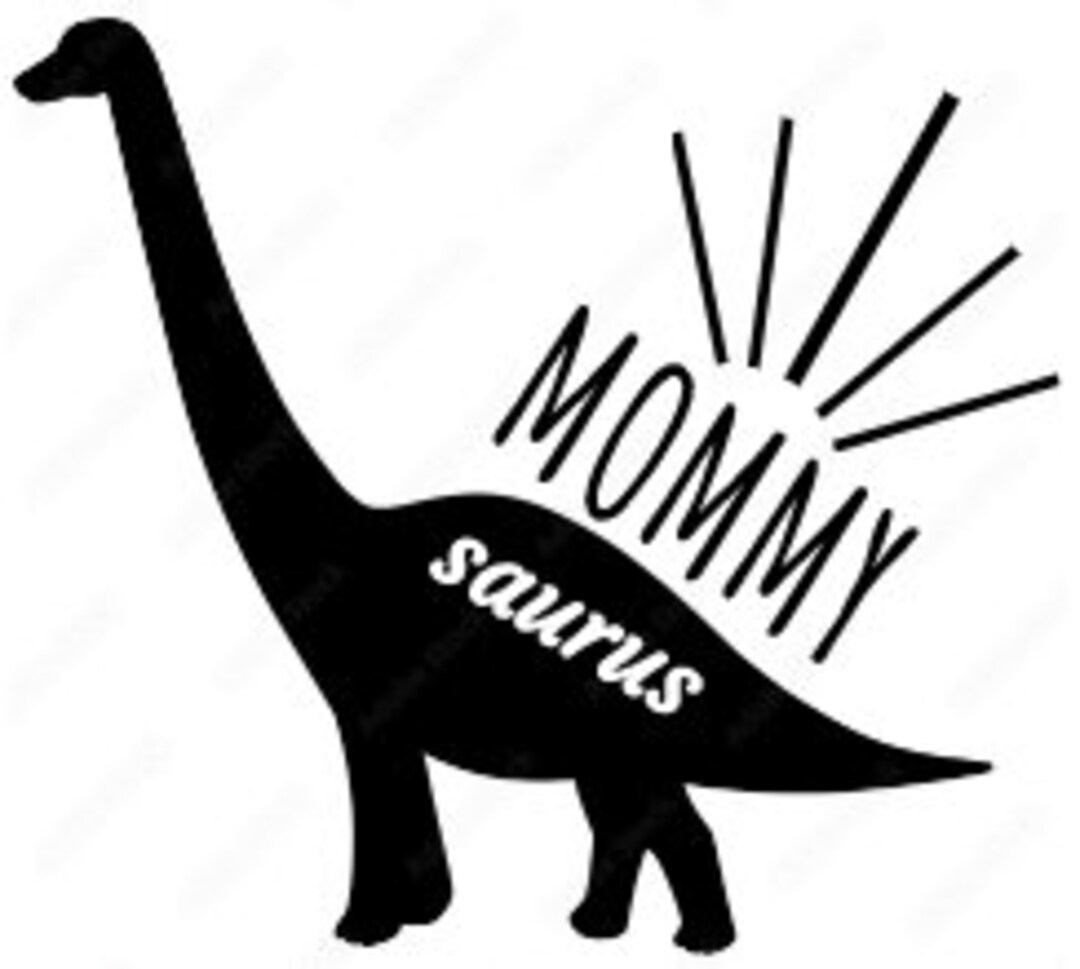 Mommy-saurus Dinosaur PNG Image With Transparent Background to Download ...