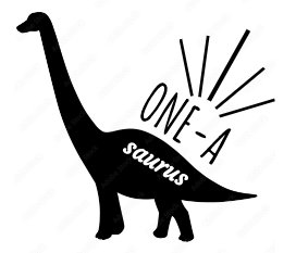 One-a-saurus Dinosaur PNG Image With Transparent Background to Download ...