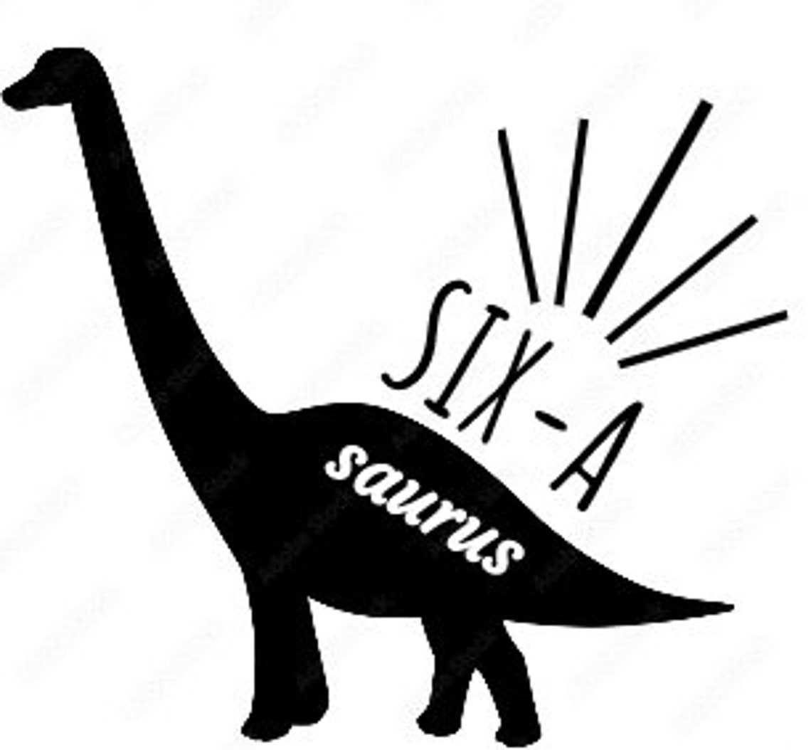 Six-a-saurus Dinosaur PNG Image With Transparent Background to Download ...
