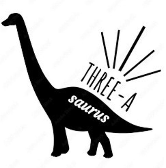 Three-a-saurus Dinosaur PNG Image With Transparent Background - Etsy