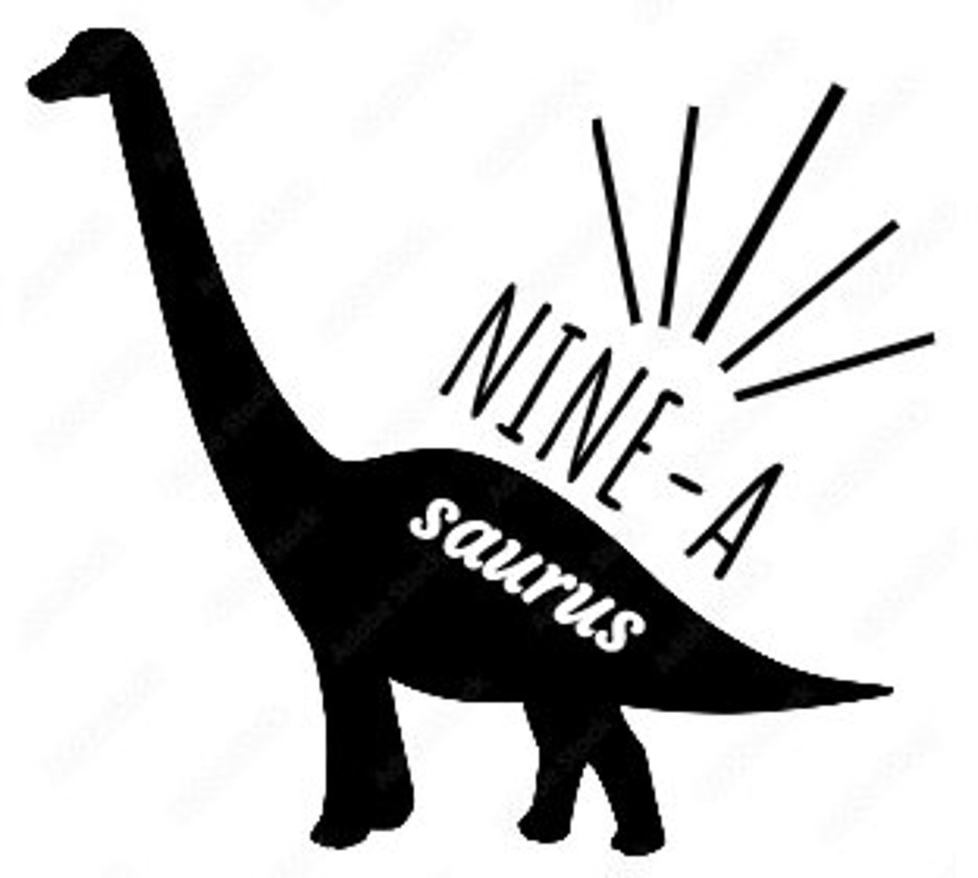 Nine-a-saurus Dinosaur PNG Image With Transparent Background to ...