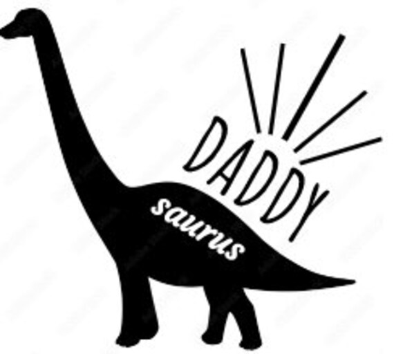 Daddy-saurus Dinosaur PNG Image With Transparent Background to - Etsy