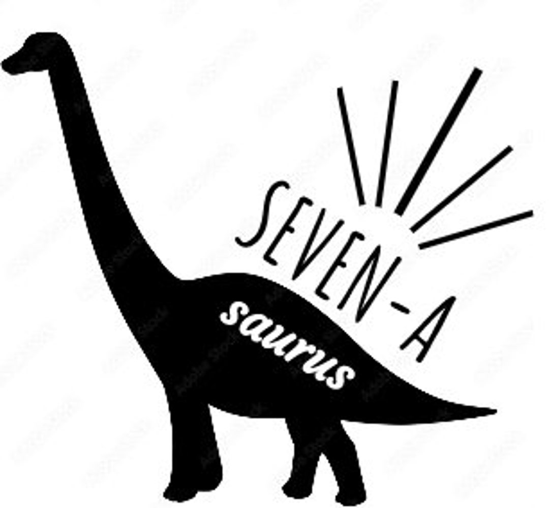 Seven-a-saurus Dinosaur PNG Image With Transparent Background to ...