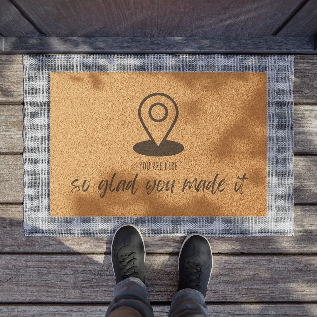Welcome Mat Door Mat Unique Housewarming Gift Airbnb VRBO Doormat New ...