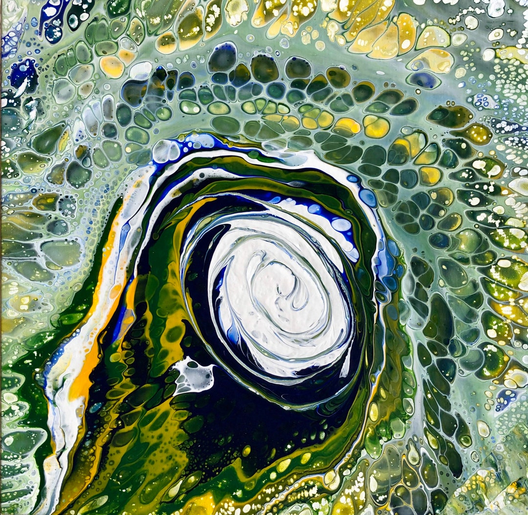 The Mad Hurricane 16x16 Acrylic Painting - Etsy