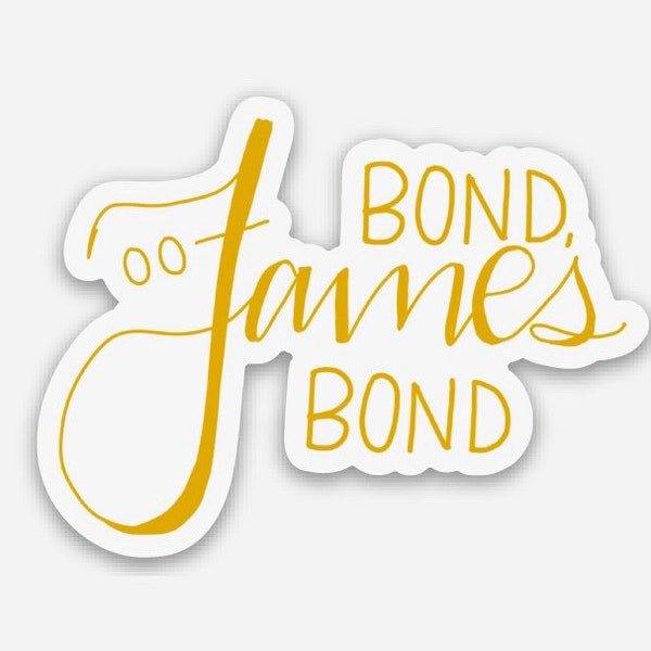 James Bond Sticker - Etsy