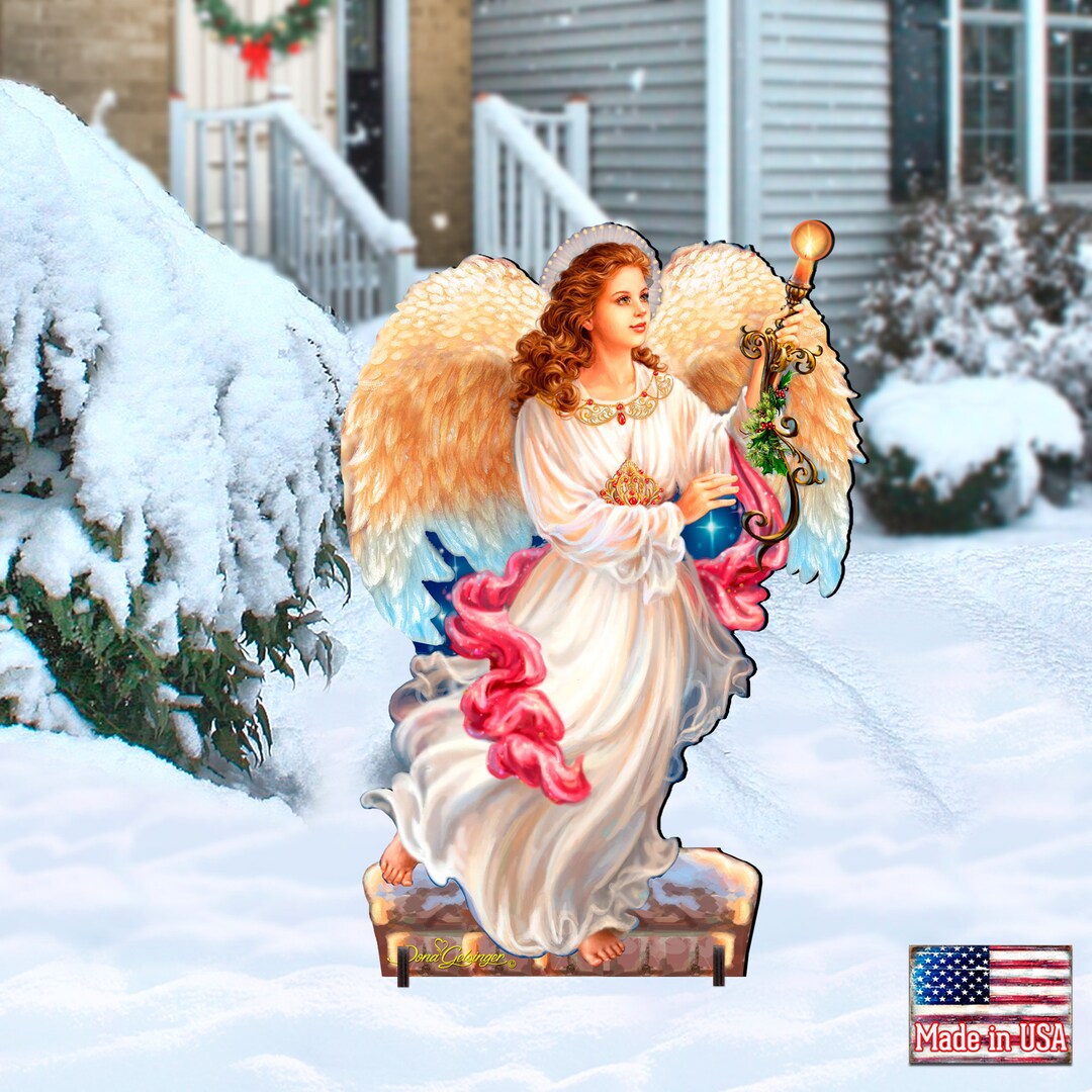 Angel Decor Angel Art Angel of the Light Home and Outdoor Decor by Dona ...