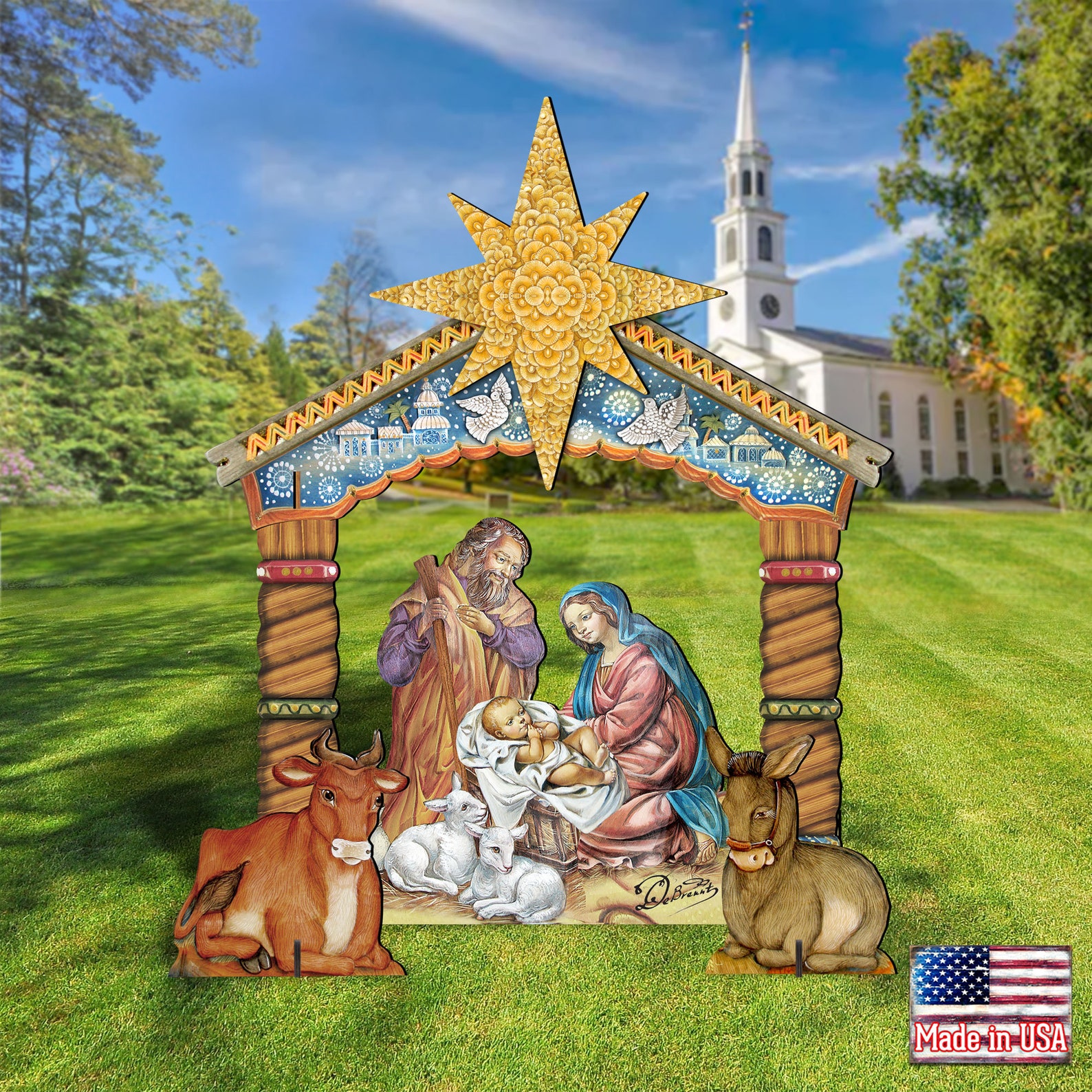 Outdoor Nativity Set Outdoor Nativity Decorations Outdoor - Etsy