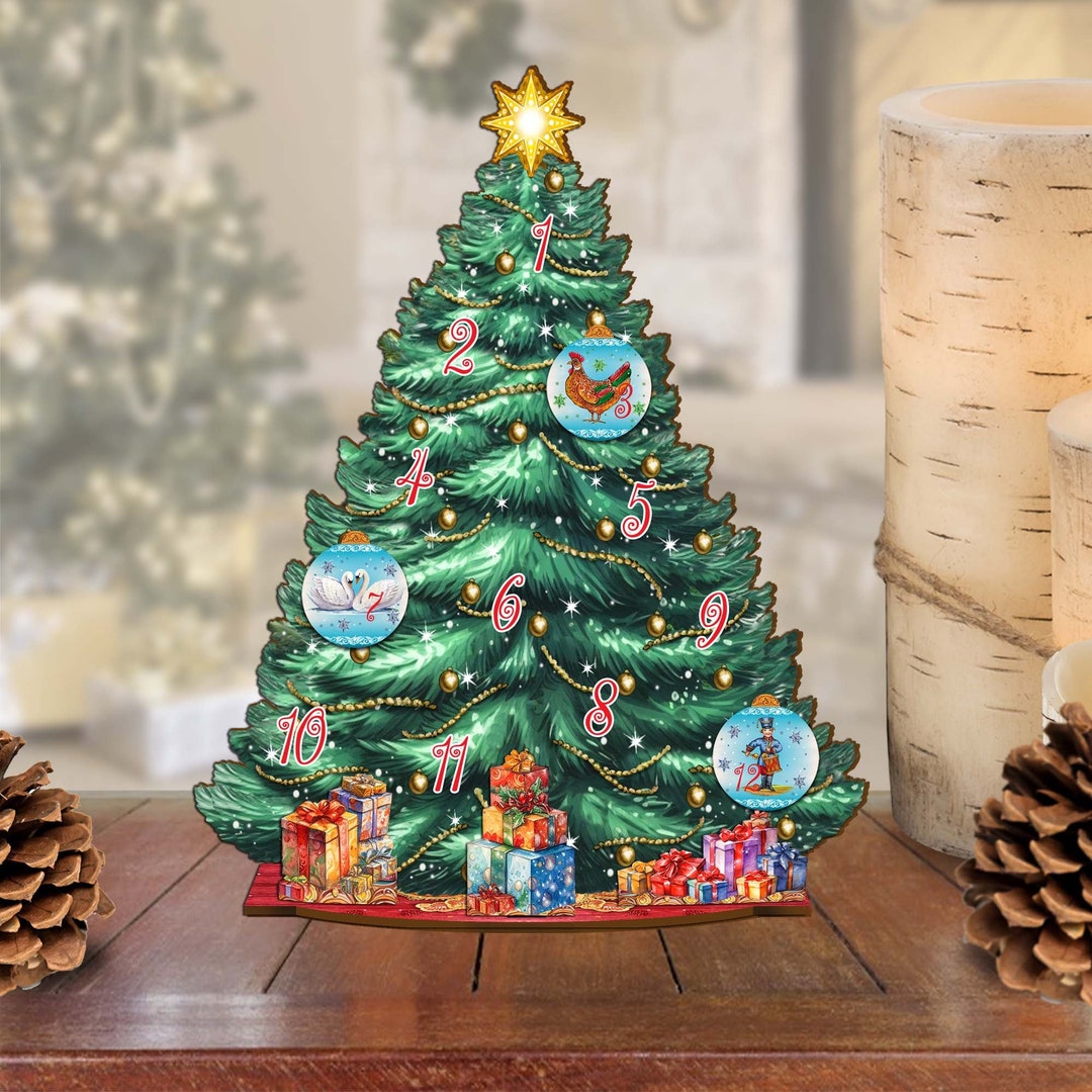 Twelve Days-themed Christmas Tree - Christmas Decor - 8091502 - Holiday ...