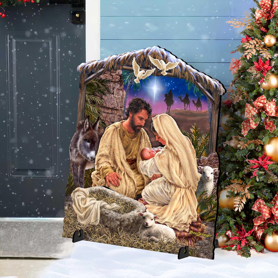 Jesus is Lord OUTDOOR Decor Decor - Handcrafted Wooden Yard, Porch and ...