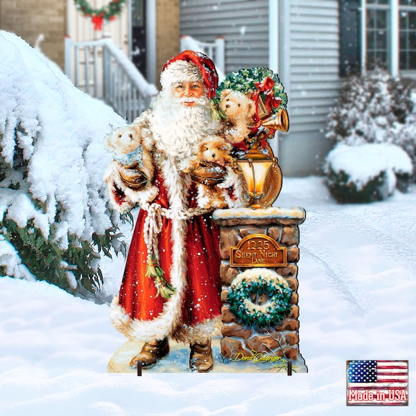 Outdoor Santa Claus - Etsy