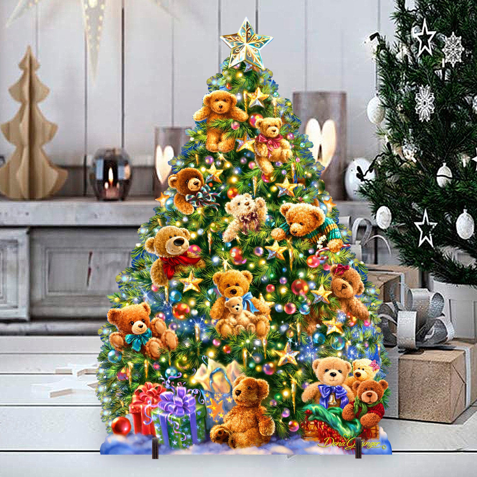 Teddy Bear Tree Home and Outdoor Decor by Dona Gelsinger | Etsy