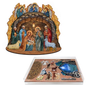Orthodox Nativity Village Gift Set - Unique Christmas Religious Scene ...